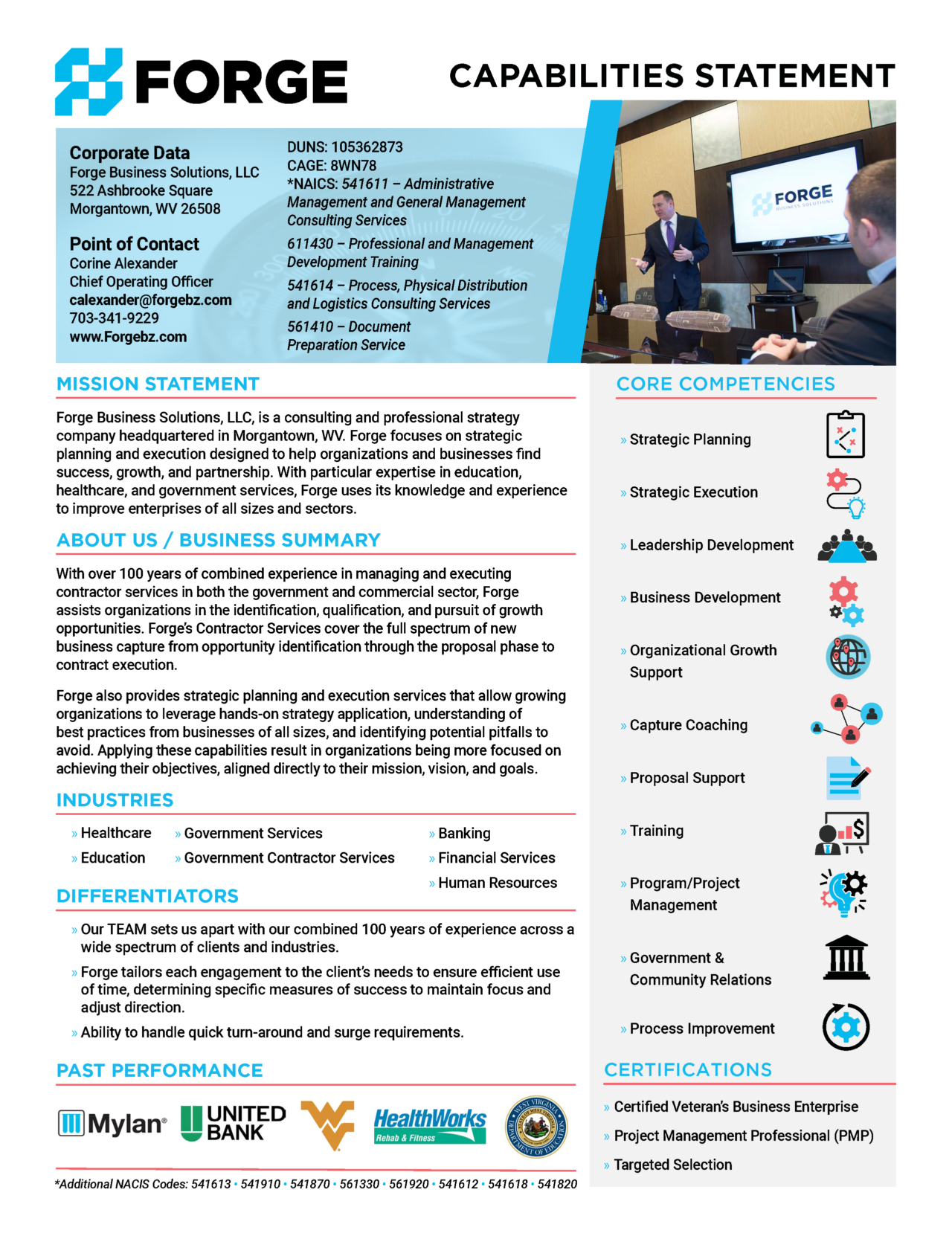 CAPABILITIES - Forge Business Solutions